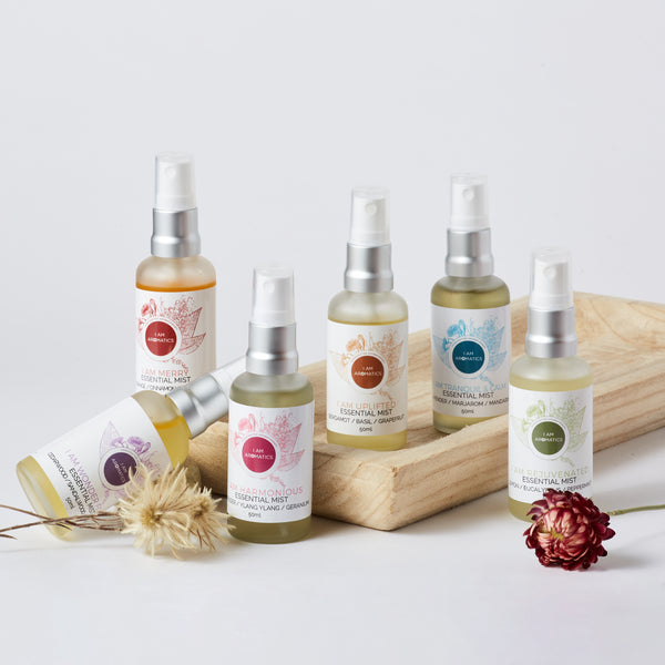 ESSENTIAL OILS MISTS - Natural Perfumes, Room or Linen Sprays to set ...